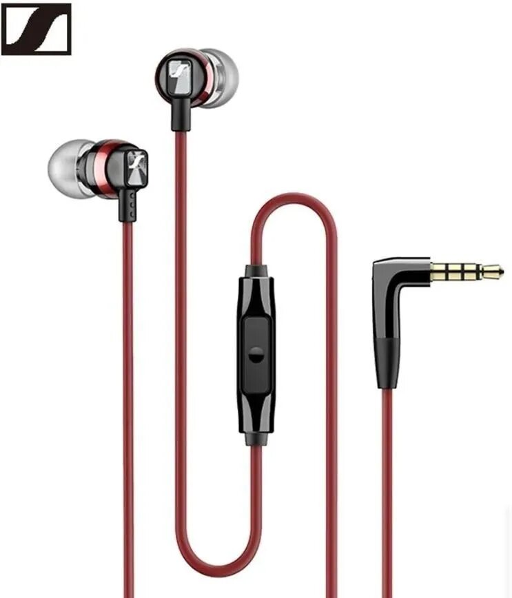 Sennheiser CX 300S проводные наушники с микрофоном 3.5 мм красный