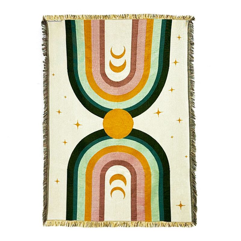 Покрывало плед декоративный, Походное одеяло, линия, 130x160 cm
