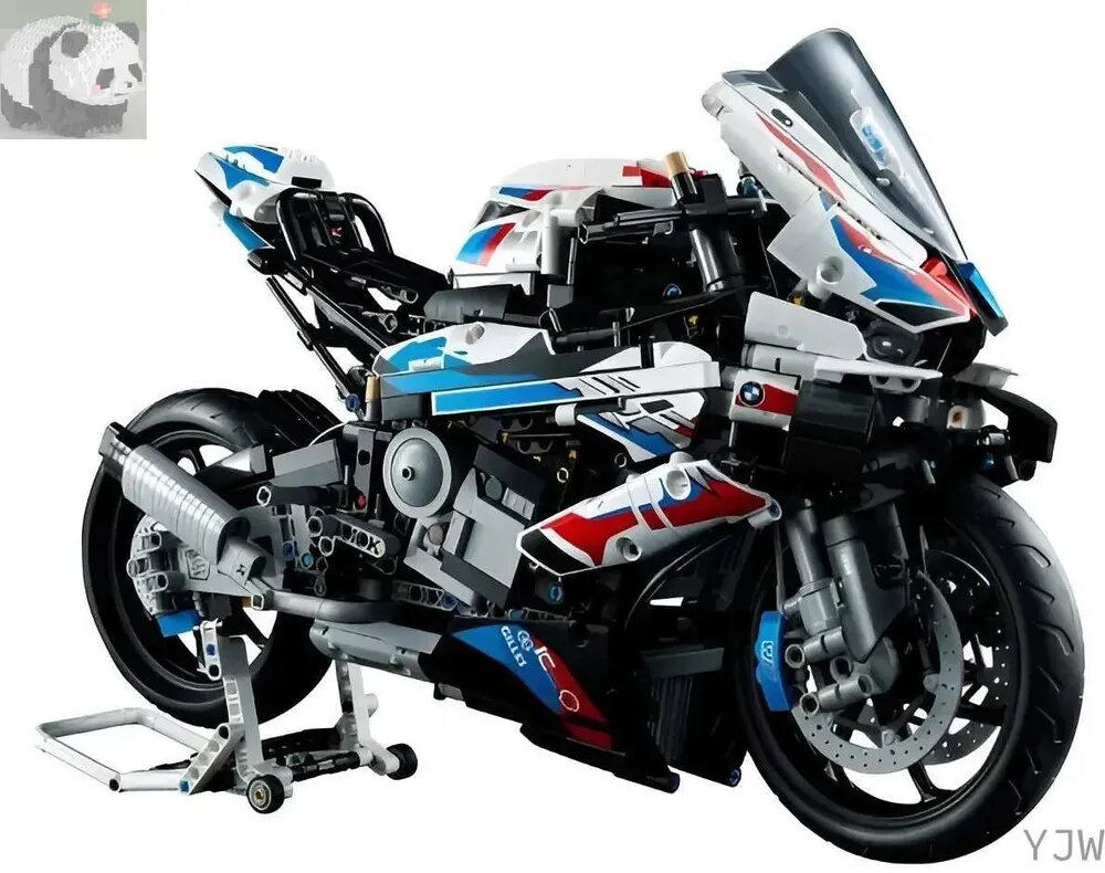 Конструктор Техник набор "Мотоцикл BMW M 1000 RR" 1920 деталей (Спортбайк БМВ М 1000 РР, мотобайк technic, совместимый, конструктор для мальчиков, большой набор)