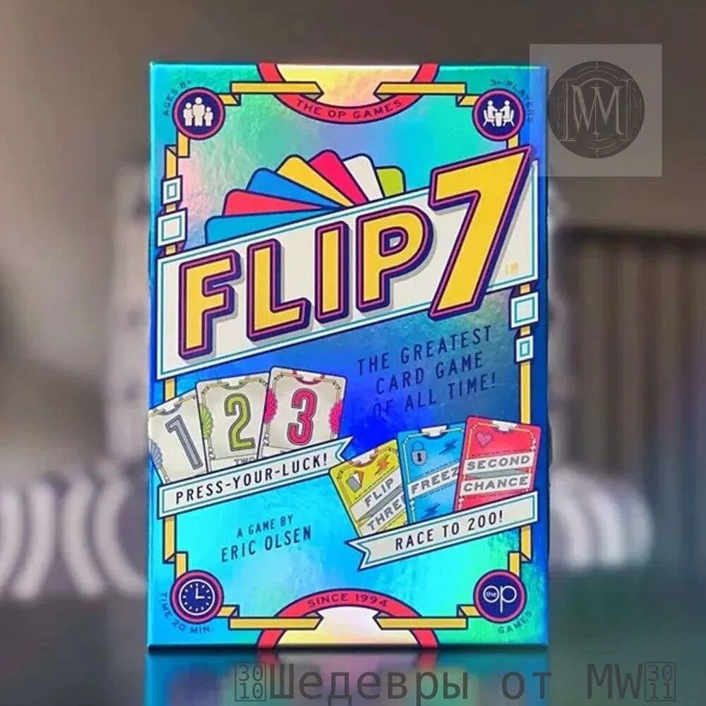 Стратегия Карточные игры Flip 7 Домашние игры для вечеринок.