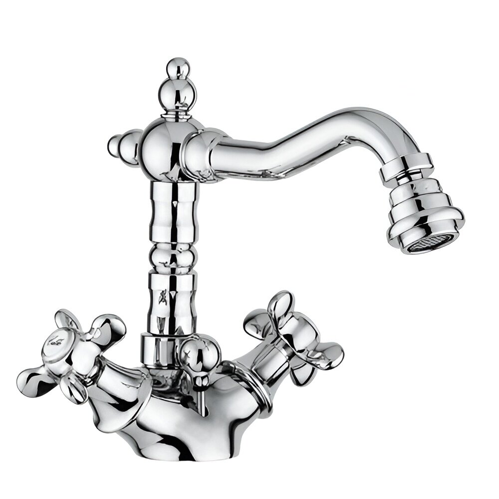 Смеситель для биде Ottocento OT710402017, латунь, хром-золото, двухрычажный, Webert, Италия