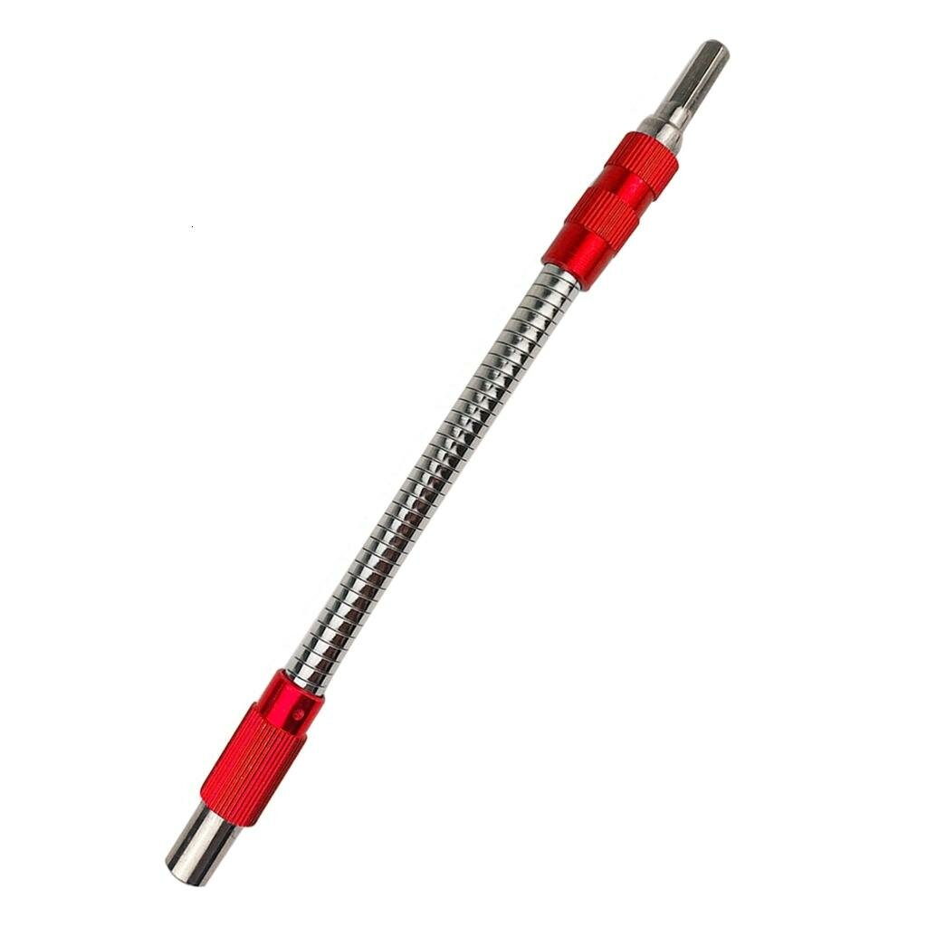 Универсальный гибкий вал из металла, 200 мм, красный