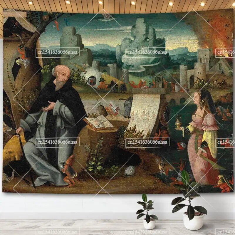 Гобелен "Сад земных наслаждений" Босха, 150x130см, BGT6710