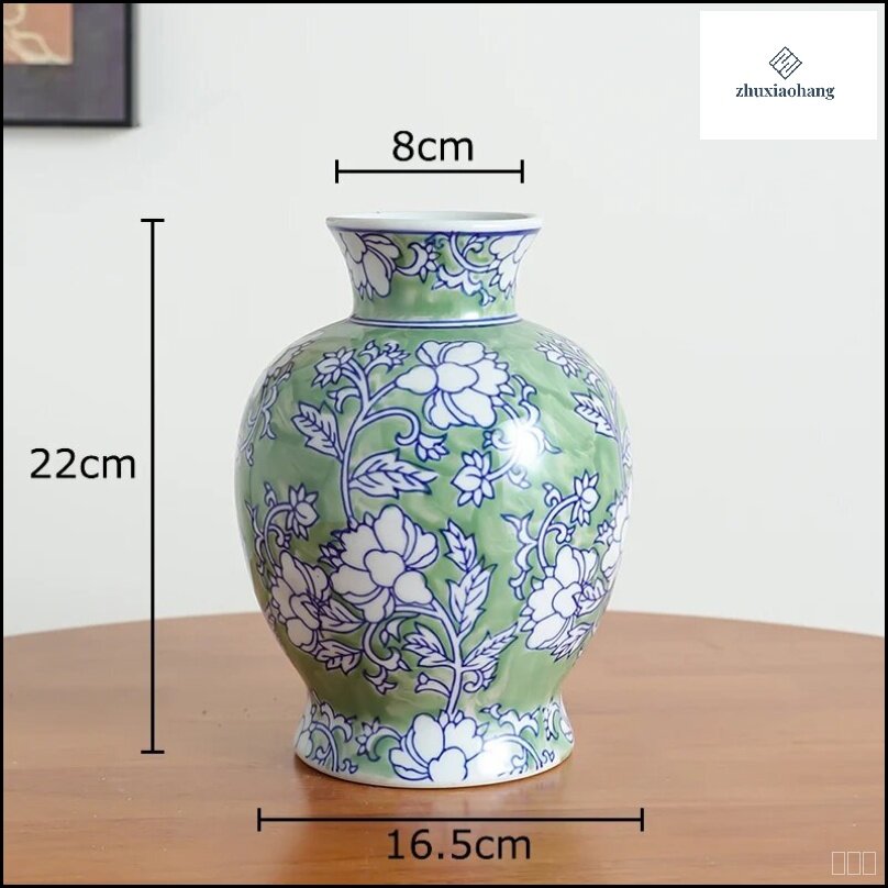 Blue and White Porcelain Vase Plant Pot Table Decoration Flowers Arrangement Multiple Styles Flower Vases Room Aesthetic