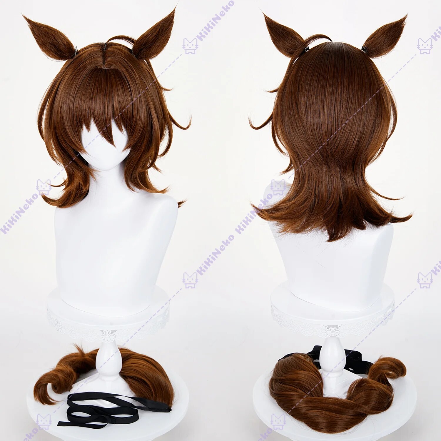 Косплей парик с ушками Agnes Tachyon, цвет Wig Ear Tail
