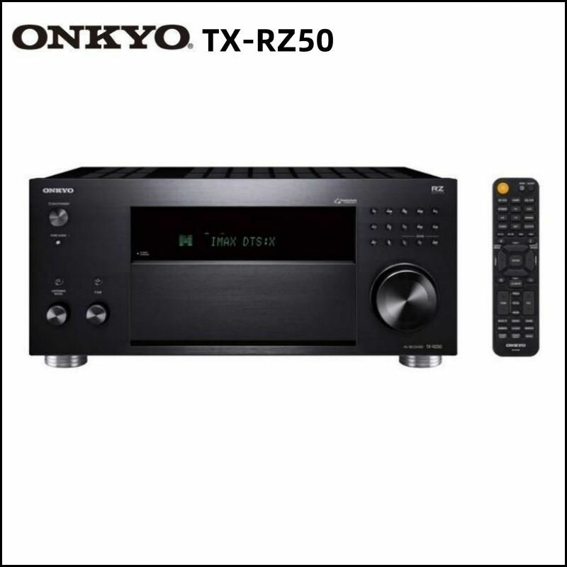 Превосходный 9,2канальный AVресивер ONKYO TXRZ50M2 черного цвета с поддержкой 8K, Dolby Atmos, DTS X, THX, IMAX, а также модулями Bluet