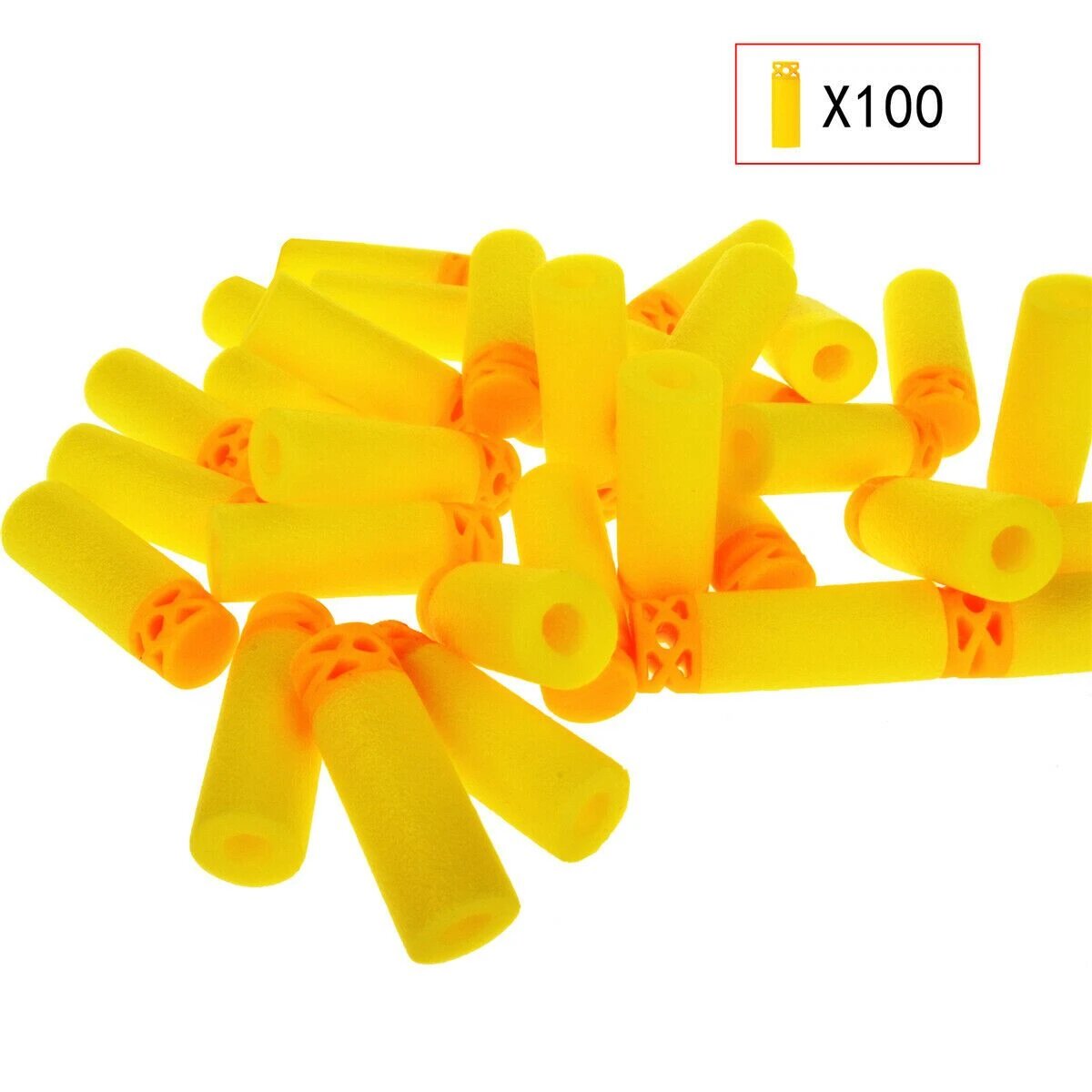 Дротики для Nerf Stefan Gen4 EVA 100 шт, желтые