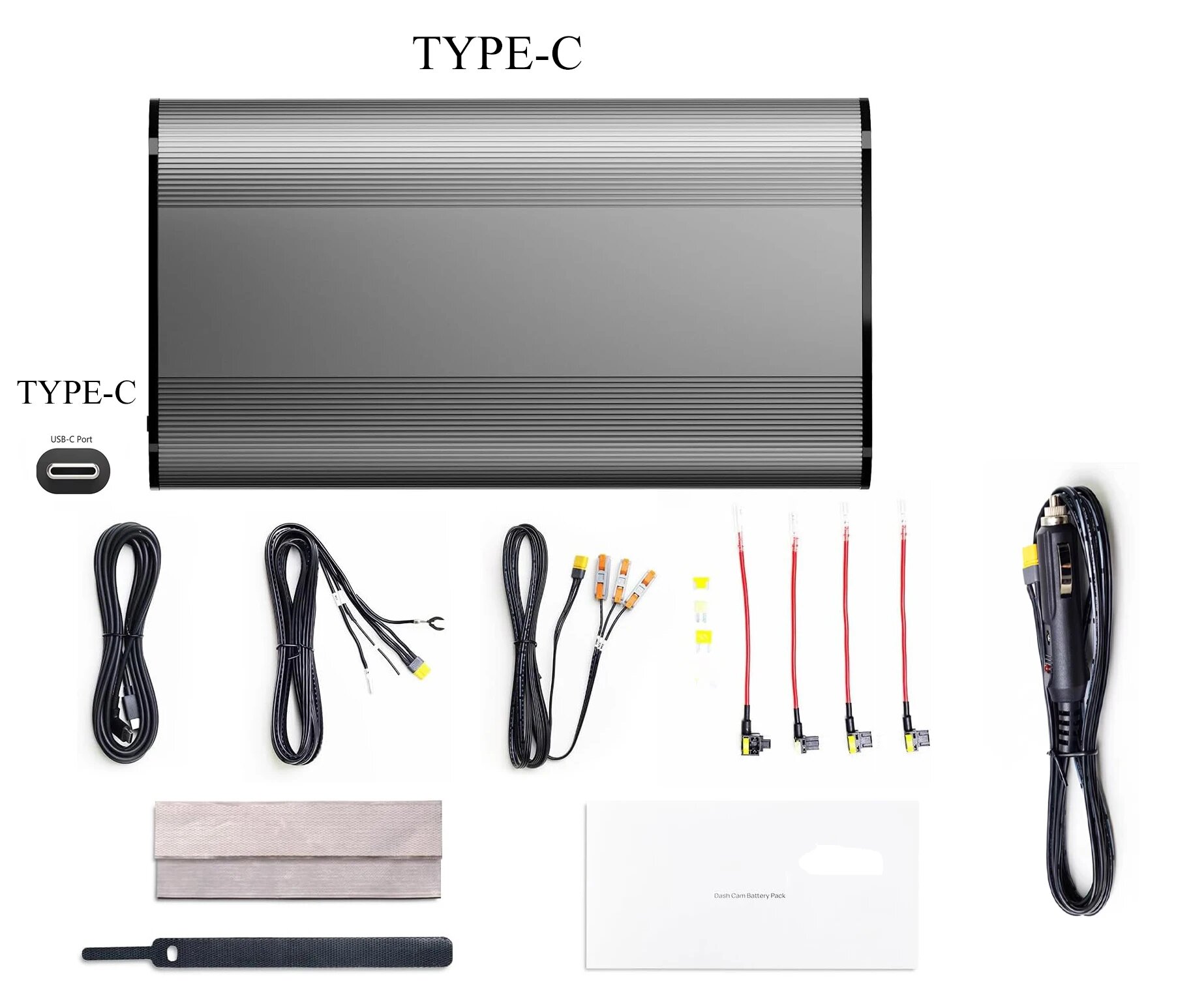 Аккумулятор для видеорегистратора 70mai, 96 Вт·ч, LiFePO4, резервное питание, до 30 TYPE-C -USB