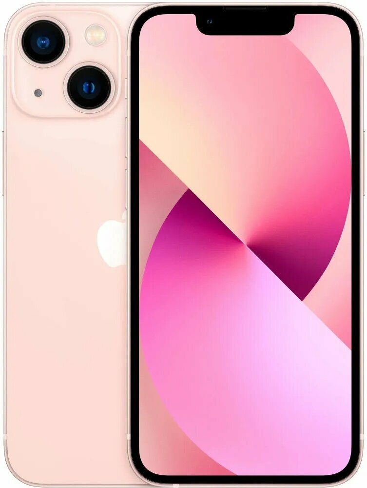 Восстановленный Apple Смартфон iPhone 13 SIM+SIM 4/128 ГБ, розовый