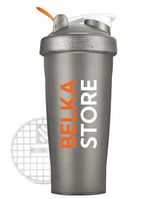 Шейкер с надписью Belka Store (700 мл.) (Серый)