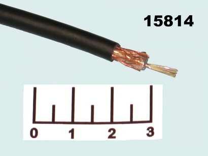 Кабель антенный RG-58A/U черный многожильный центр (50 Ом)