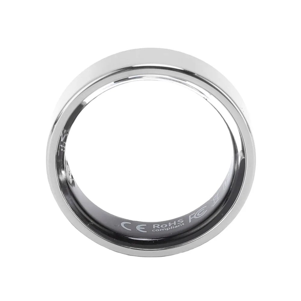 Smart Ring Фитнес-трекер № 13 серебряный, мониторинг здоровья, размер 13 US