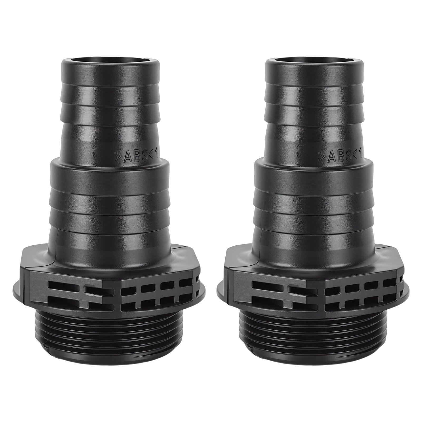 2шт Разъемы насоса Подходят для SPS100 SPS75 SPS50 SPS25 3238 мм ABS Песчаный Бассейн Спа Запасные Части Черный