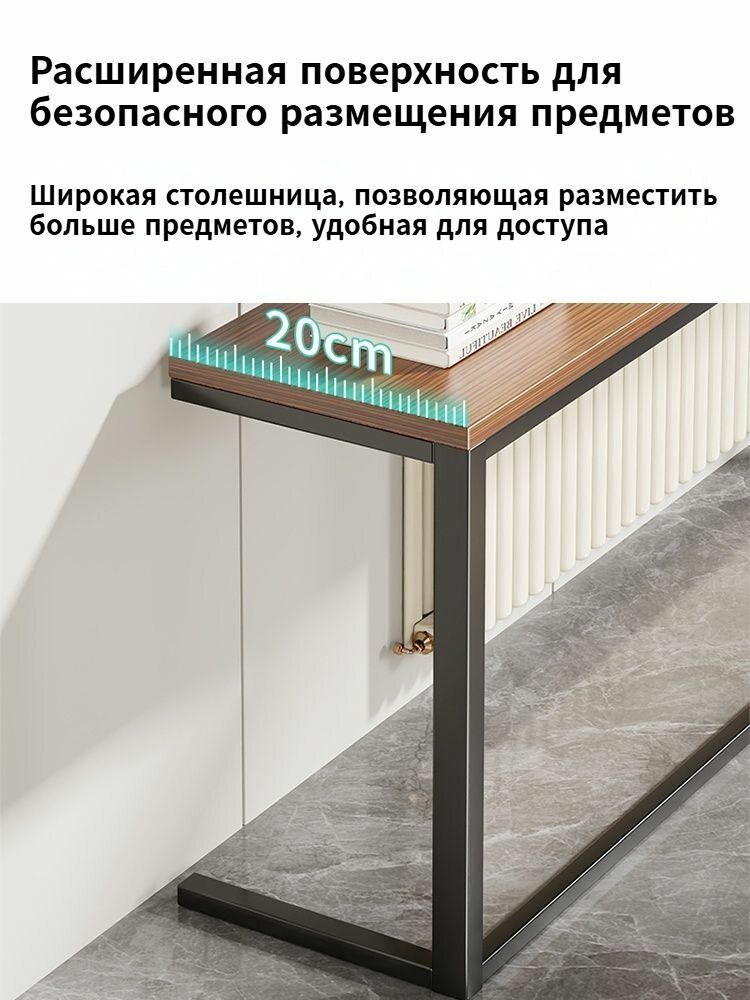 Многофункциональный стеновой стеллаж для дома 100х15х90 см — фото 1