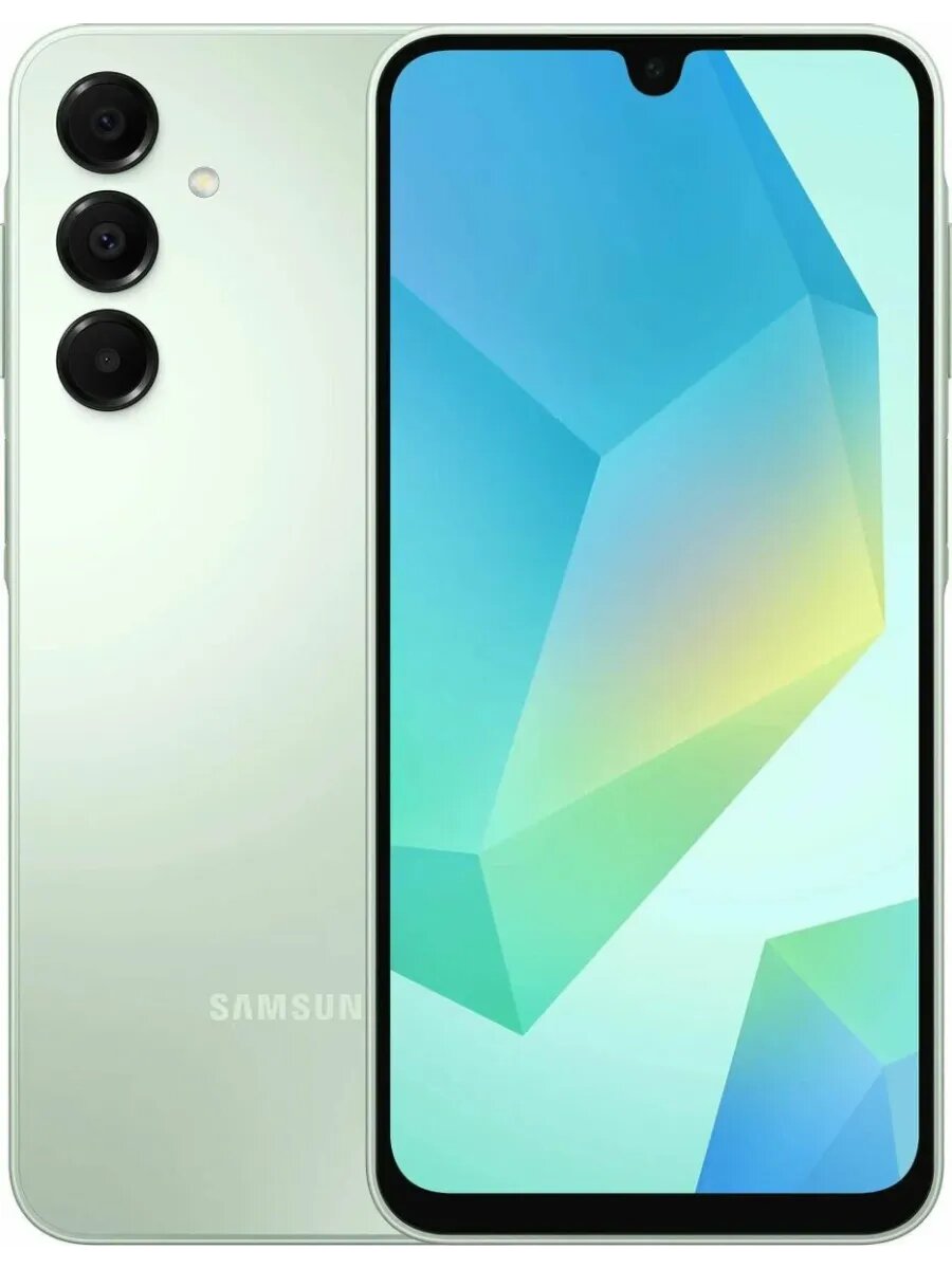Смартфон Samsung Galaxy A16 4/128 ГБ, зеленый