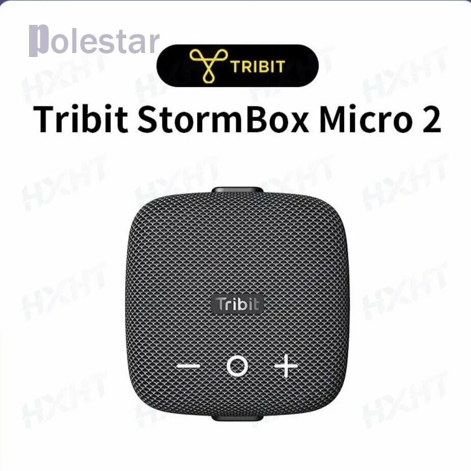 Tribit StormBox Micro 2 портативная Bluetooth-колонка, 90 дБ, глубокий бас, IP67, водонепроницаемая, компактная, с ремешком, для кемпинга и путешествий