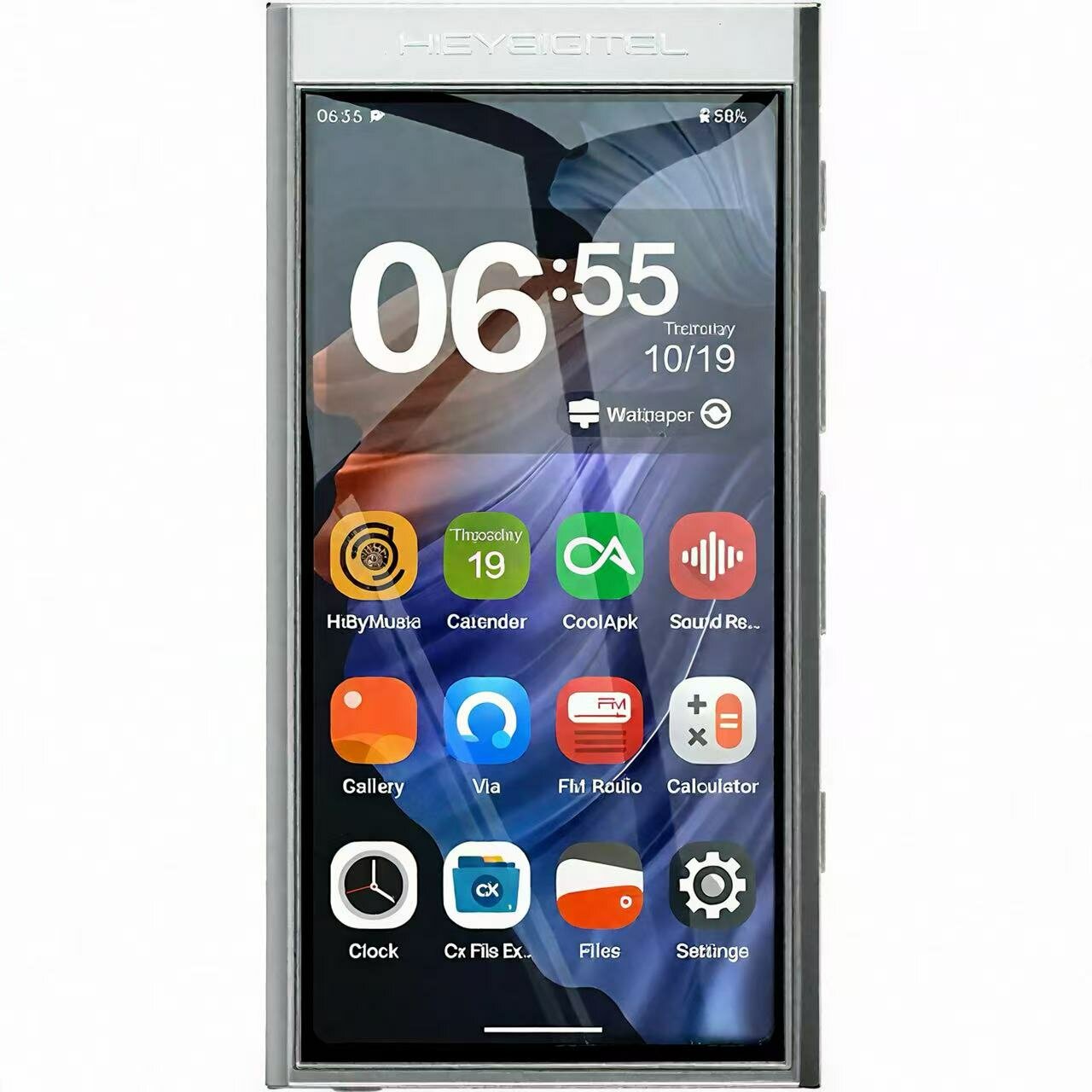 MP3-плеер HiBy Music hiby-m300 celfoshan, серебристый, Bluetooth, Wi-Fi