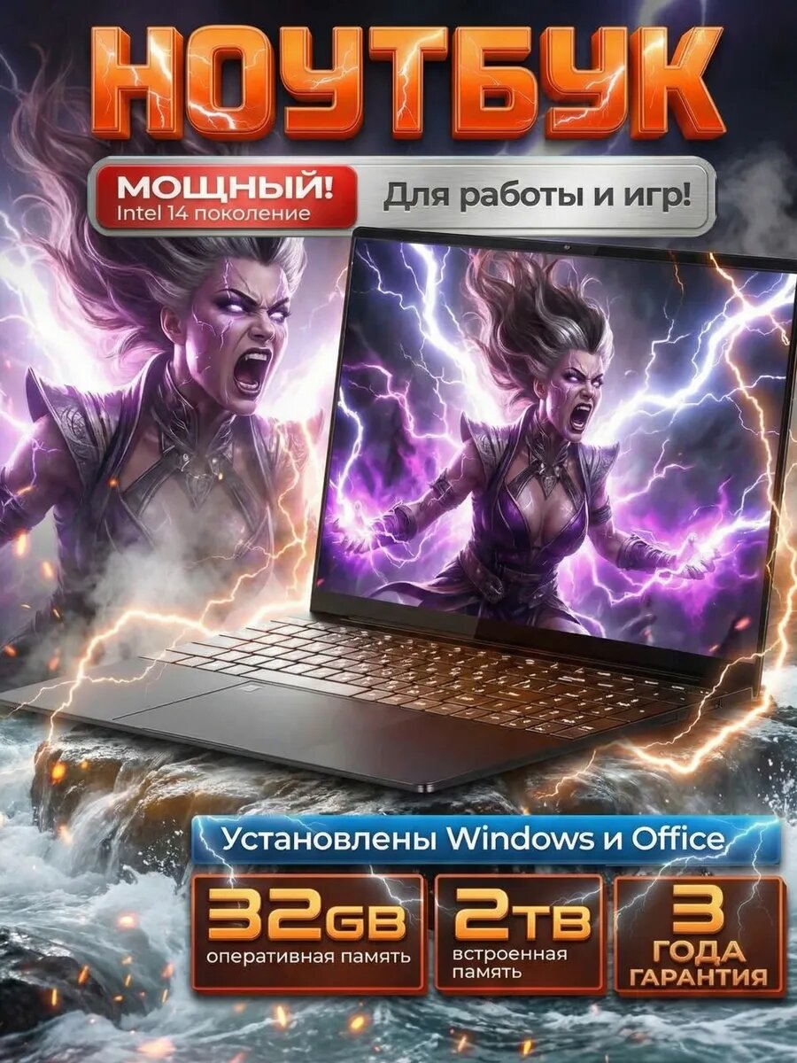 Ноутбук HiGH TECH R730 Intel H-Series RAM 32GB / SSD 2048GB