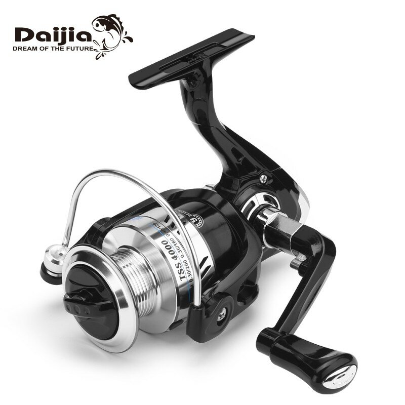 Daijia TSS Silver 6000 Модель Металлический Лесочный Крышечный Спиннинг для Морской Рыбалки и Дальних Бросков Модель