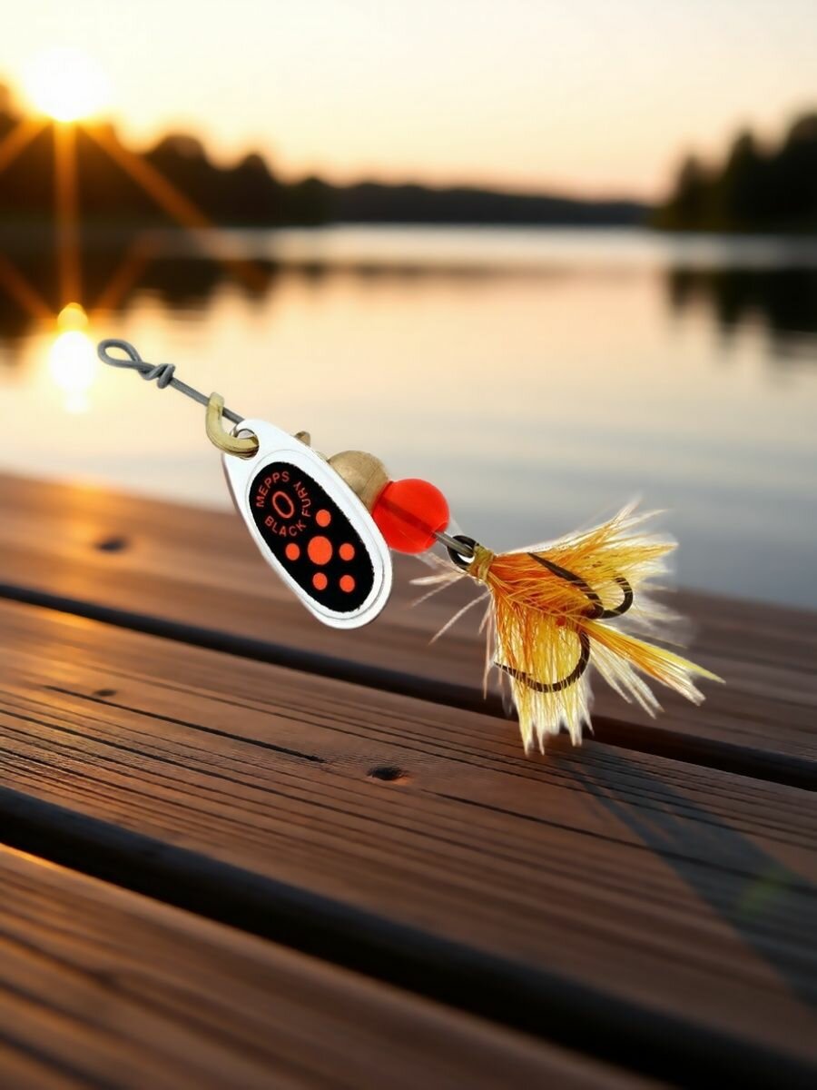 Блесна Mepps Black Fury Mouche Or 0 2,0g S