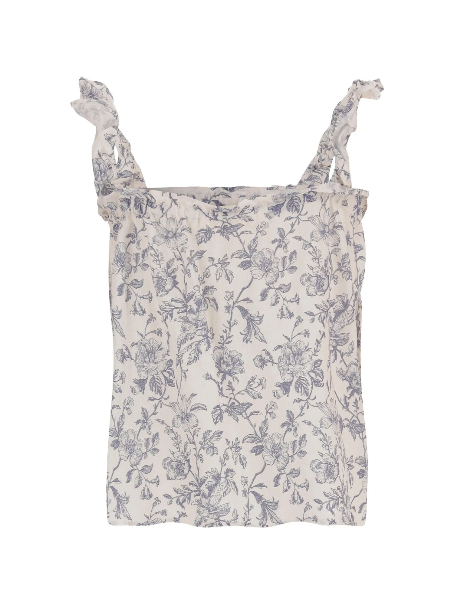 Топ Floral-print top
