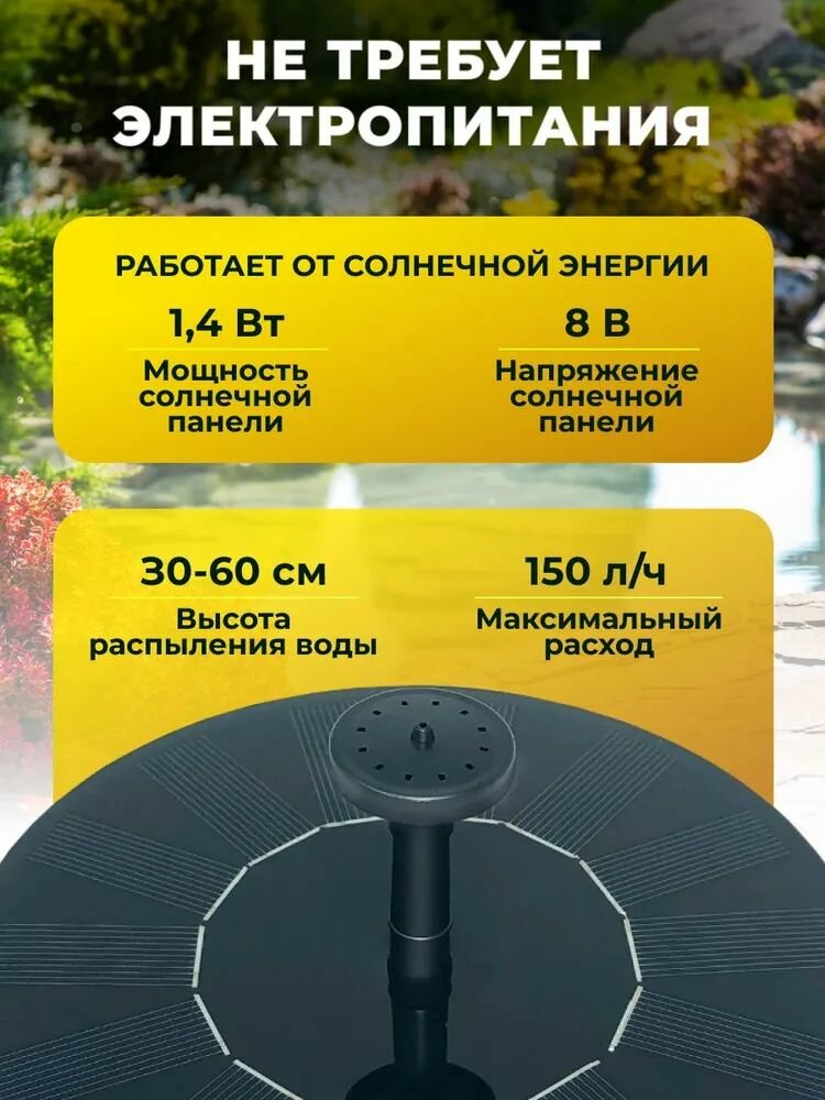Фонтан садовый,1м3/час