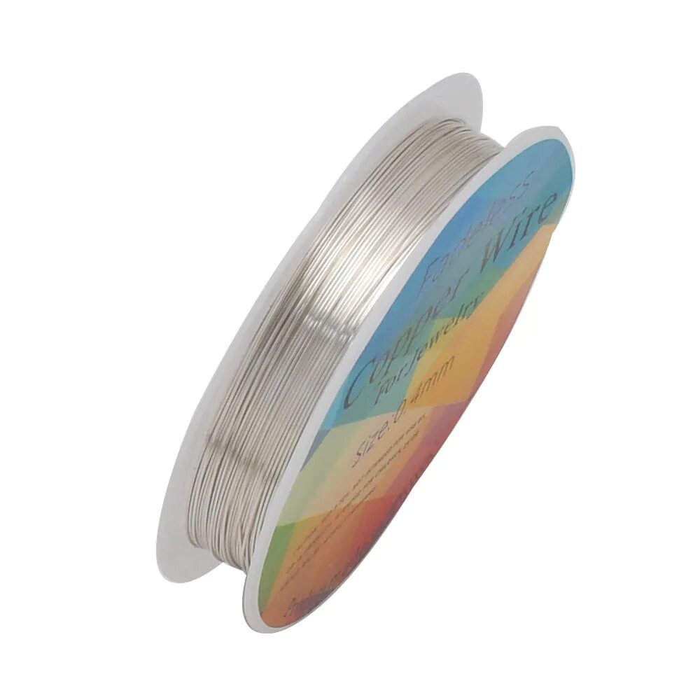 Медная проволока 0.6mm, 4.3M, серебряного цвета