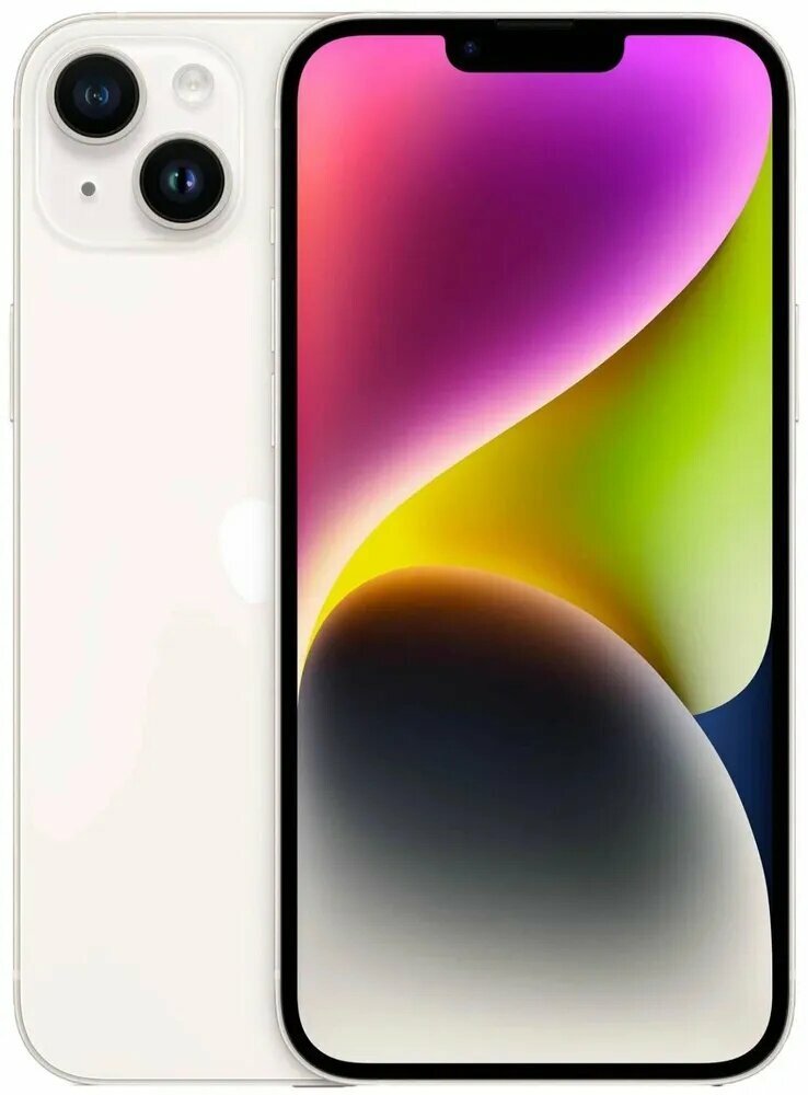 Оригинальный Apple Смартфон iphone 14 Plus SIM+SIM 6/256 ГБ, белый