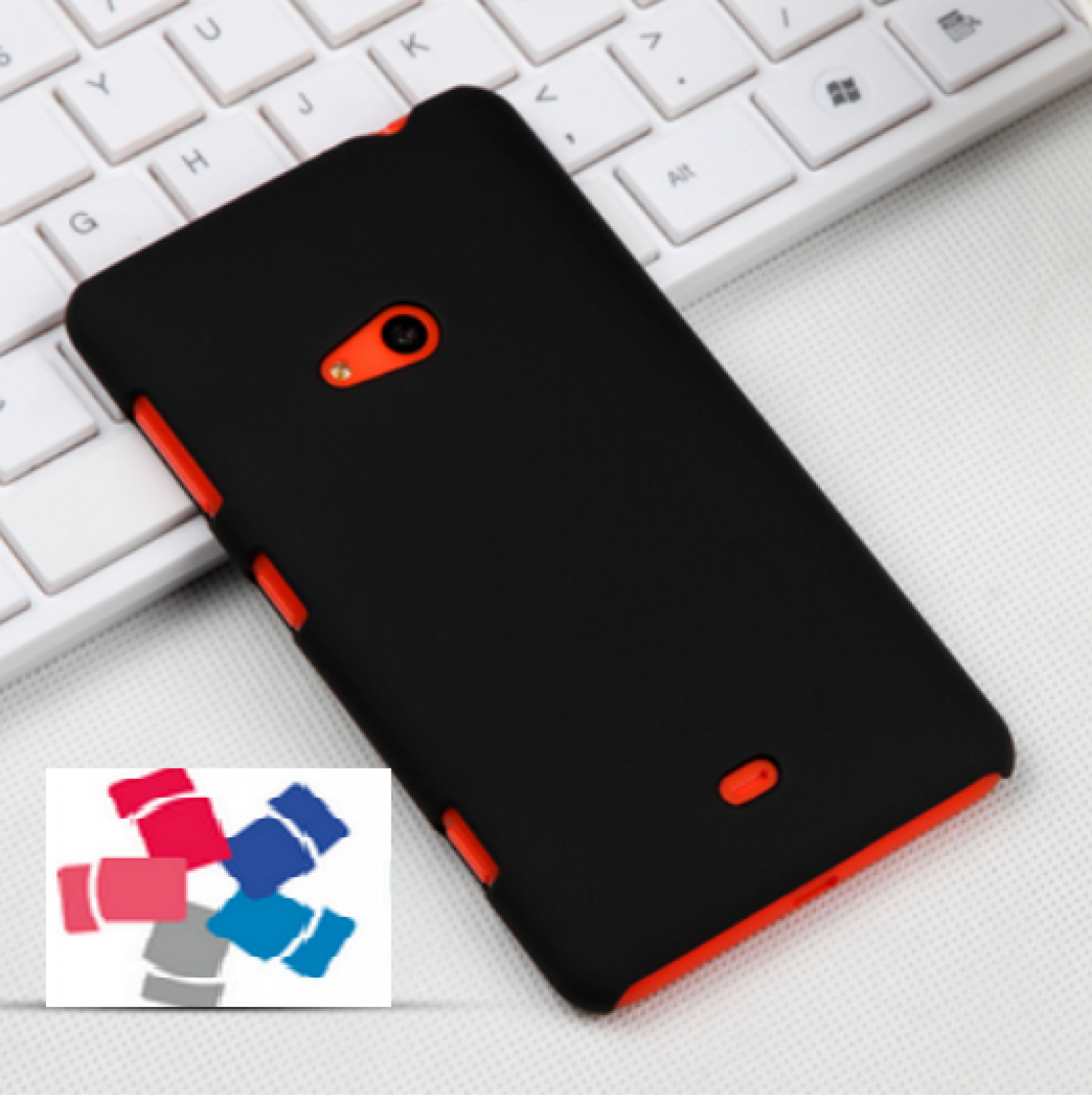 Задняя панель-крышка для Nokia Lumia 625 MyPads из прочного пластика черная
