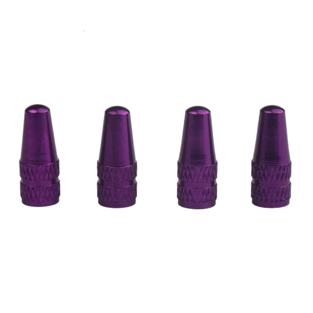 Колпачки для вентилей велосипедных шин (4 шт.), Фиолетовый