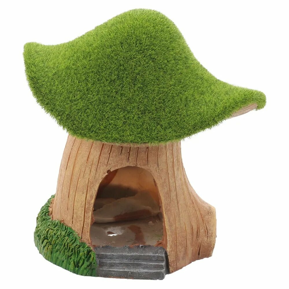 Грибной Домик, Укрытие Для Рыб, Аквариумная Декорация, 1 Шт