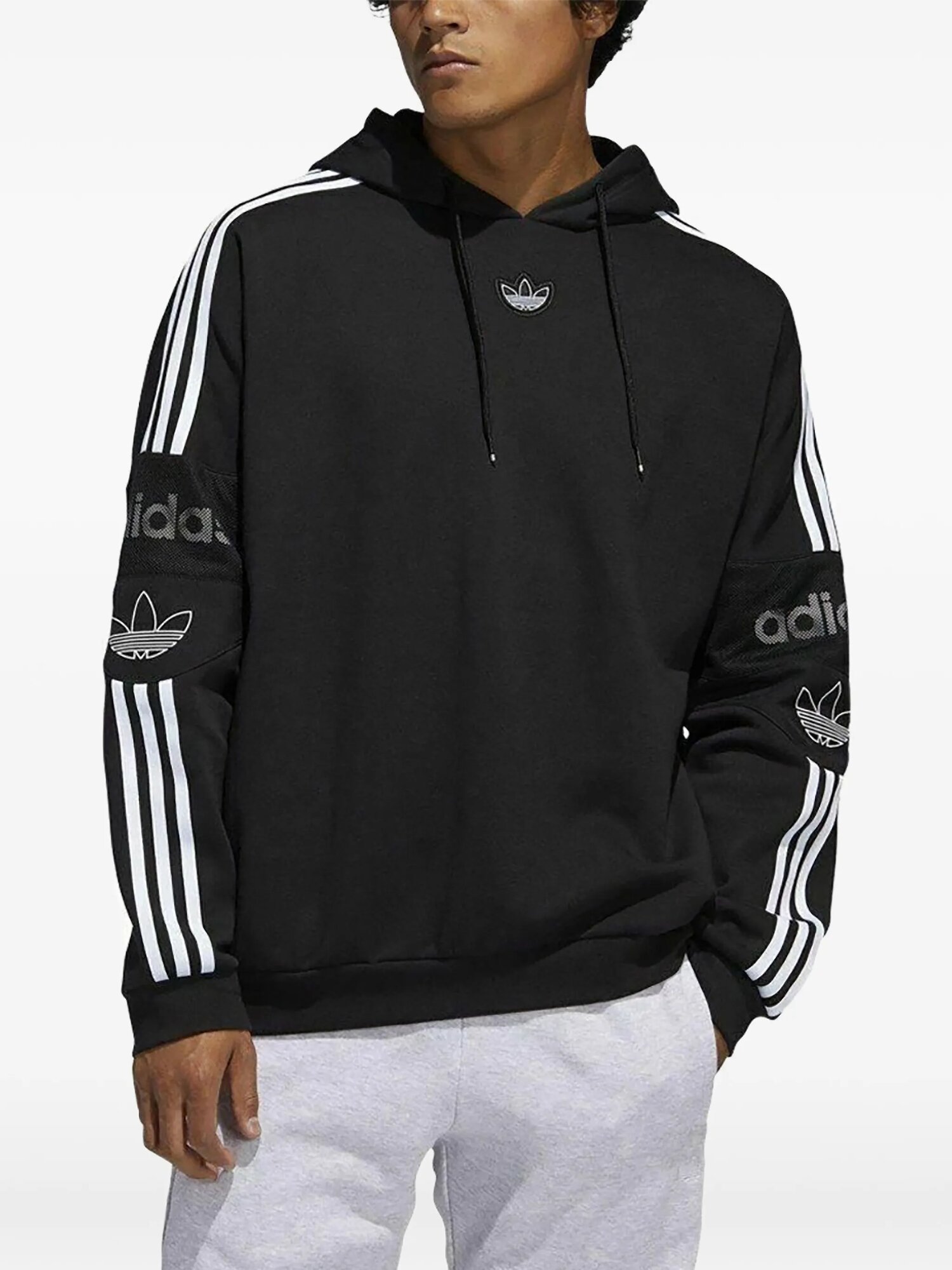 Худи adidas, размер M, , черный