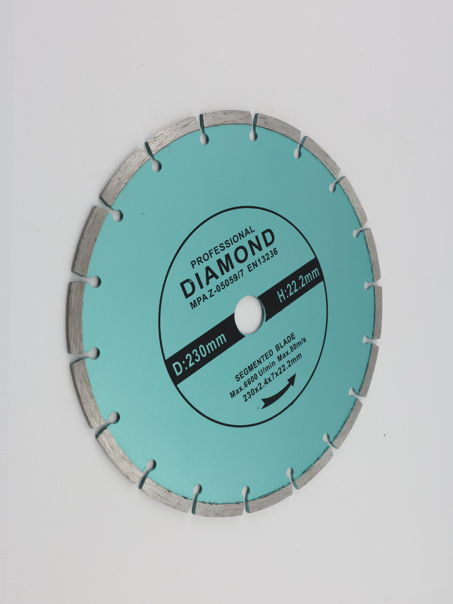 Диск алмазный отрезной сегментированный LIT 230х22,2мм