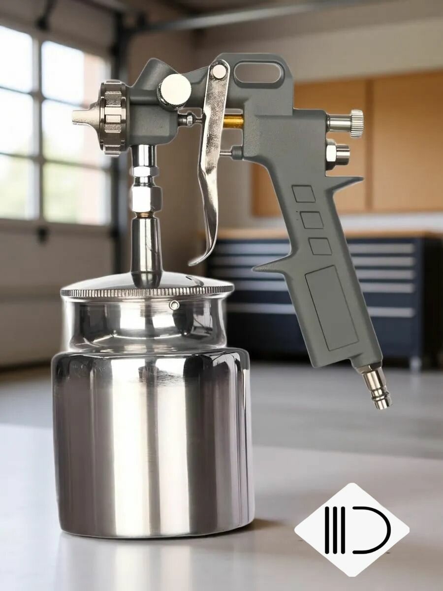 Краскопульт Pegas pneumatic (2706) S990 нижний бак сопло 2,5мм.