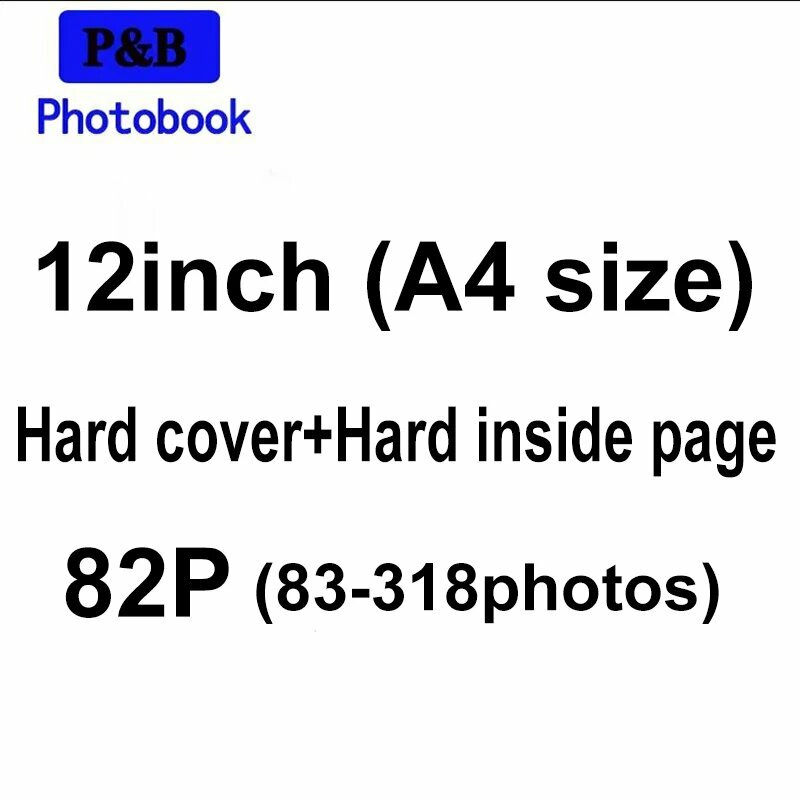 Фотоальбом 12 дюймов (A4), 82P, Hard cover