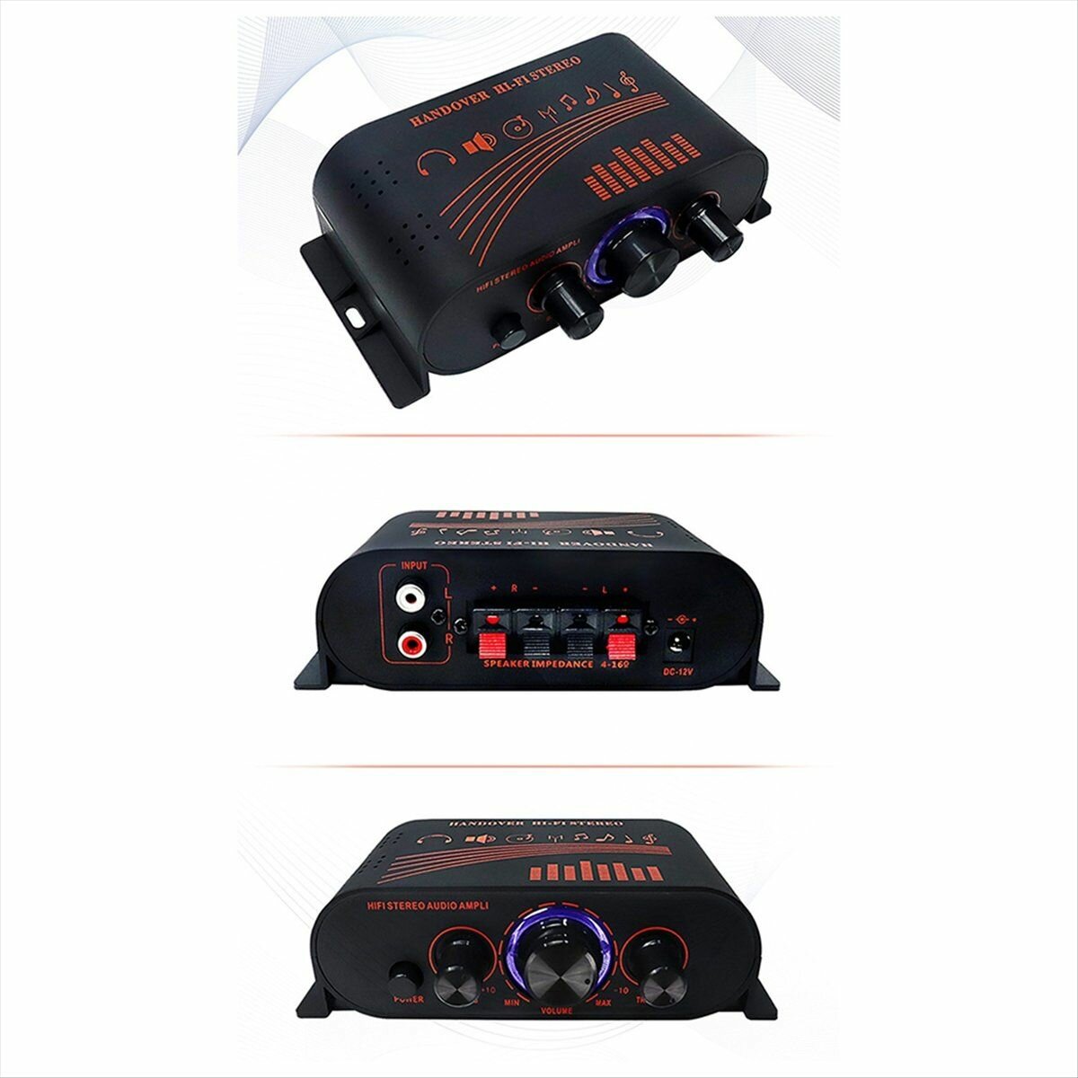 AK170 Компактный Усилитель Мощности Звука Портативный Усилитель Звука