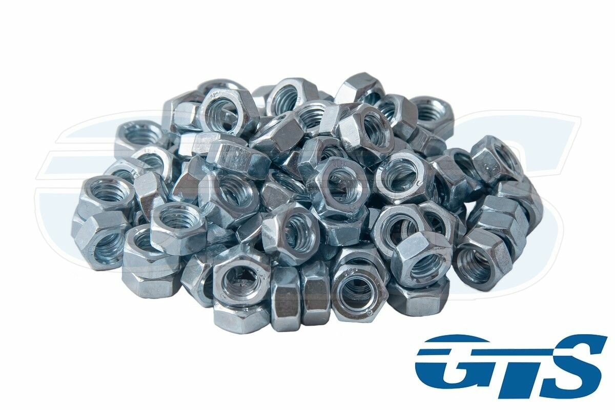 Гайка М6 ОЦ.(100шт) Гайка DIN934 (ГОСТ 5915)