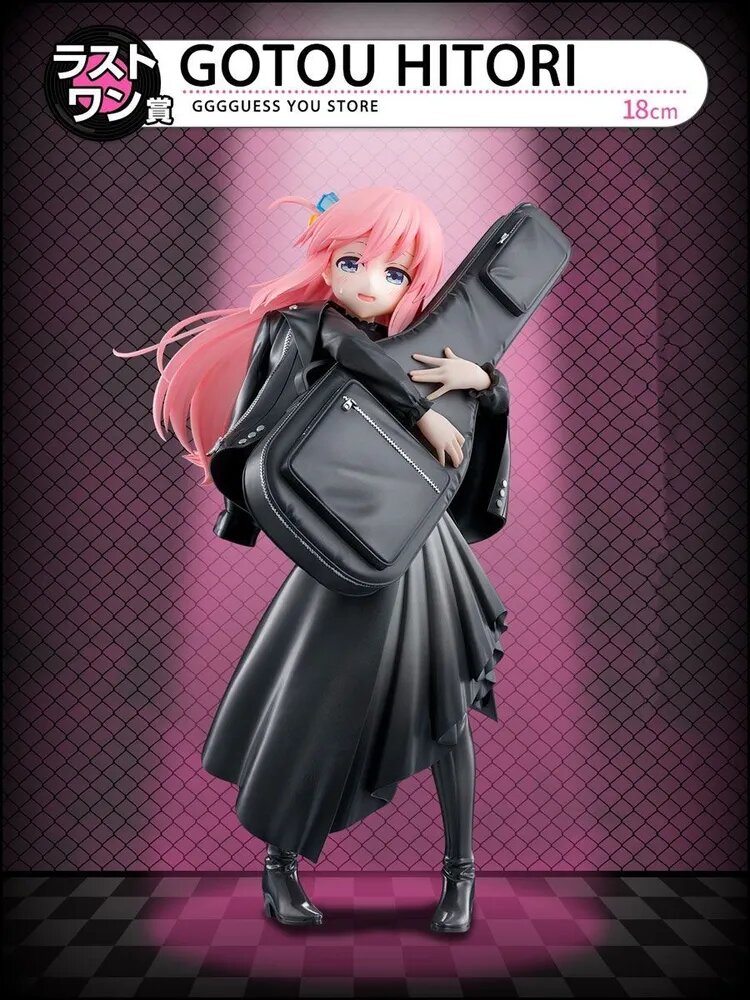 Аниме фигурка BOCCHI THE ROCK Kita Ikuyo Gotou Hitori 20cm с гитарой