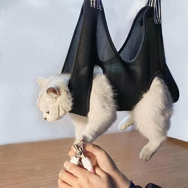 Подвесной гамак для груминга, стрижки когтей собак, кошек / Сумка, мешок, приспособление для ухода за животными