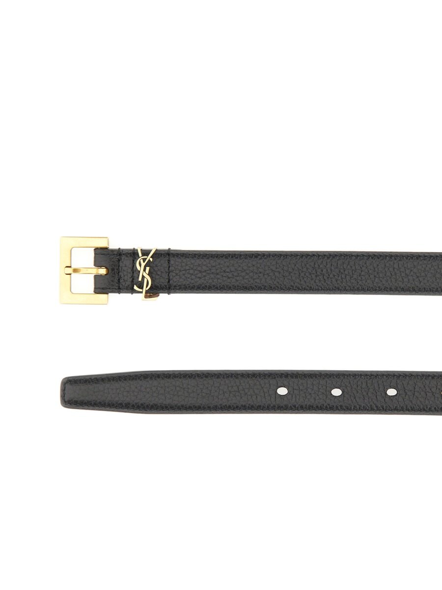 Ремень Saint Laurent для женщин, черный — фото 1
