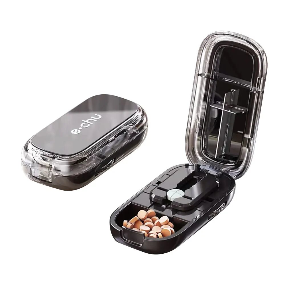 Портативный делитель таблеток EHG213172 Quartering Black