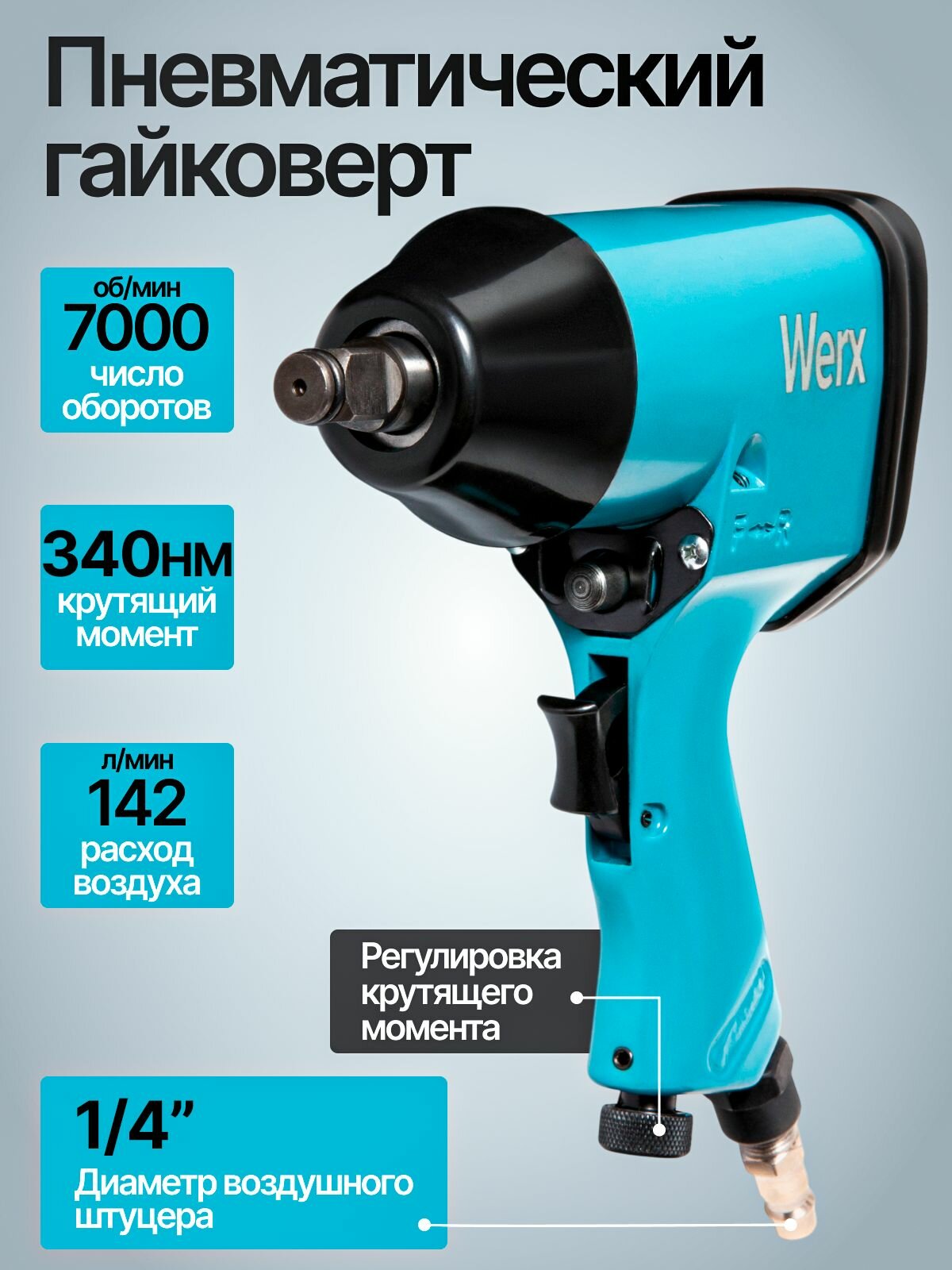 Набор пневмоинструмента — фото 1
