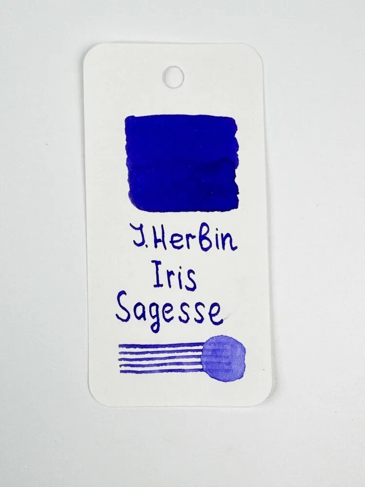 Herbin Iris Sagesse Writing Ink 30ml Фиолетовые чернила для перьевых ручек и роллеров — фото 1