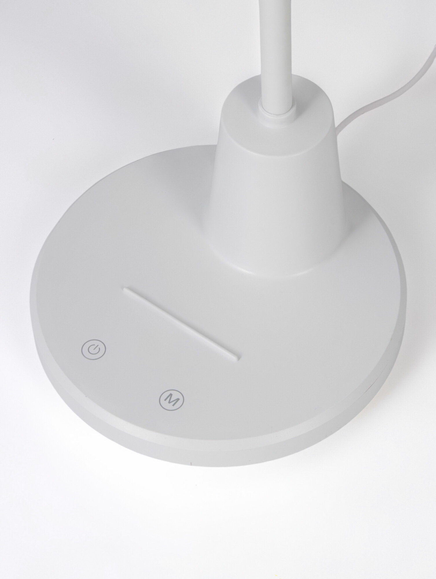 Лампа настольная CT91, LED, 12 Вт, 3000-6000К, 16x16x50 см, белая