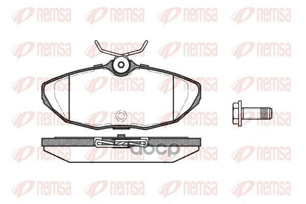 732 00 колодки дисковые з Jaguar S-Type 2.5i-4.2i V6/V8 99>, Lincoln LS 3.0i/4.0i 00> Remsa арт. 073200