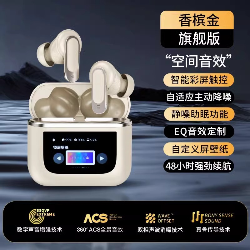 Беспроводные наушники AirPods Pro 2 с сенсорным экраном, функцией Find My, Bluetooth 5.3 Dual Chip, 360°