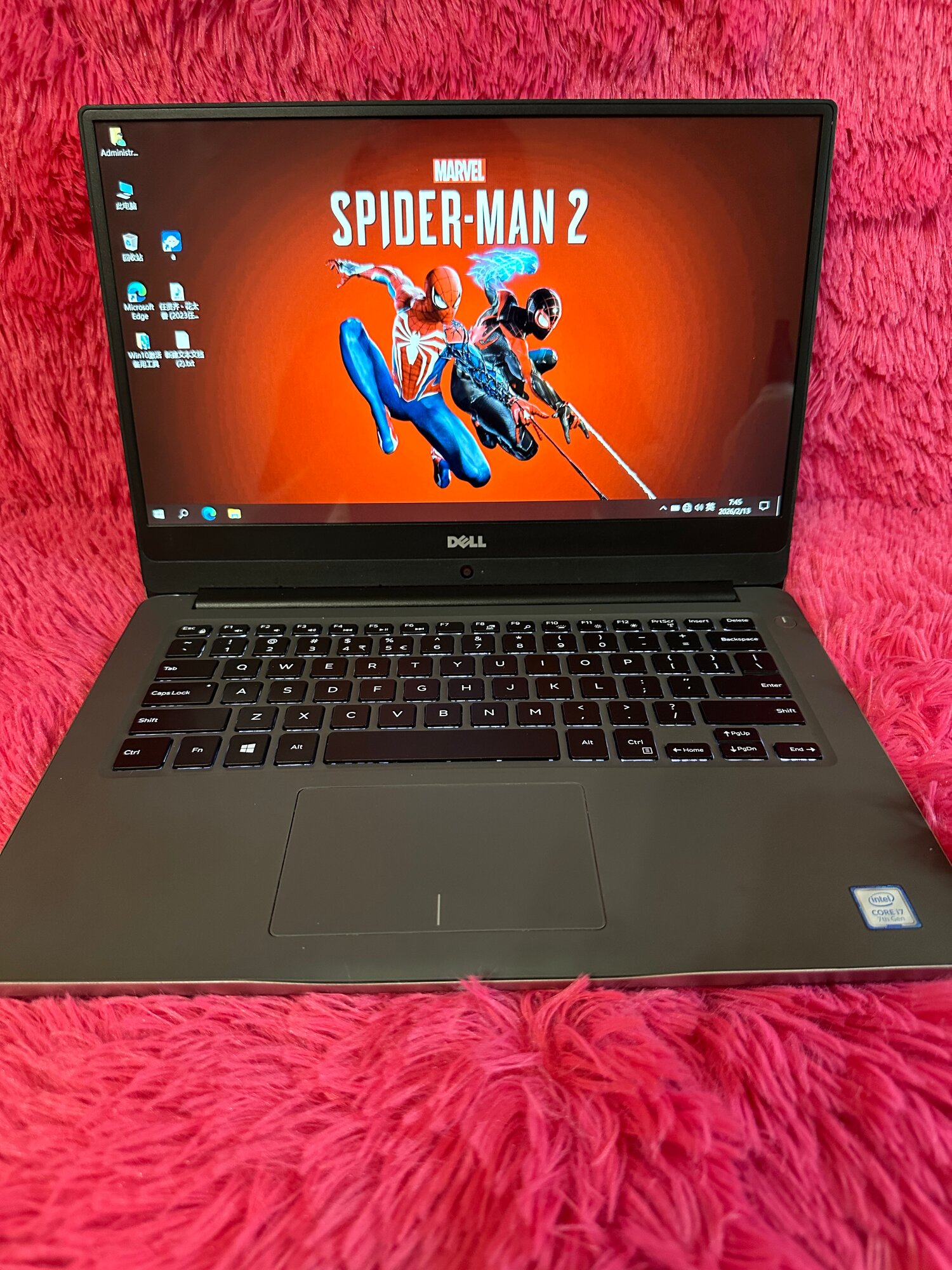 Игровой ноутбук Dell 7460, экран 14", Intel i7 7500u, GTX 940MX, SSD 256GB, 8GB RAM