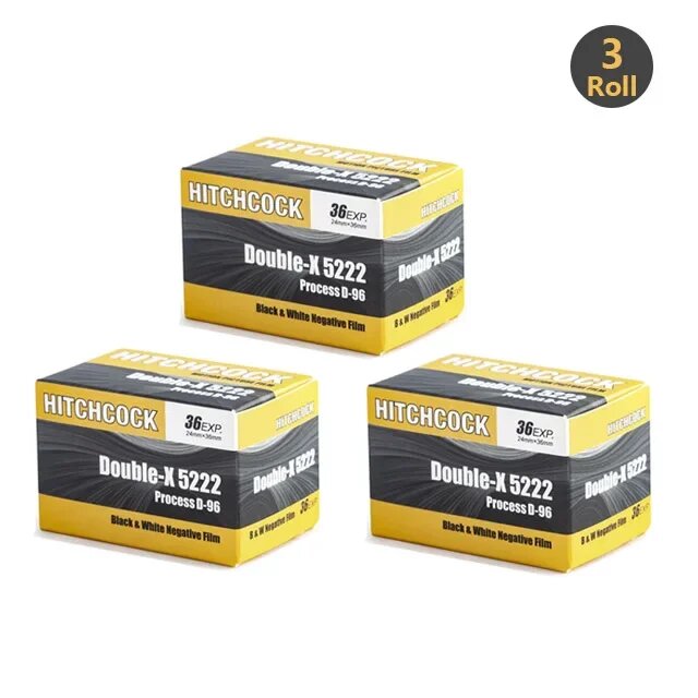 Kodak Hitchcock Черно-белая пленка 135 Double-x 5222 3 Roll