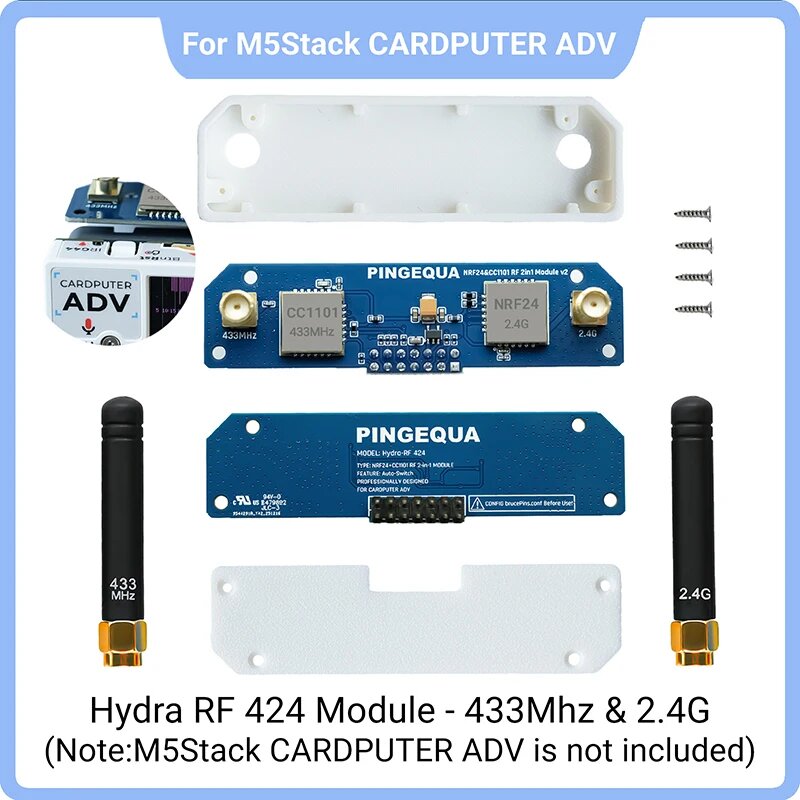 M5Stack Cardputer ADV RF 424 Модуль с кейсом