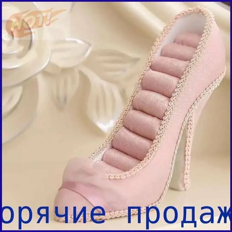 Шкатулка-комод, без ручки, текстиль, фигурная, для украшений, розовая